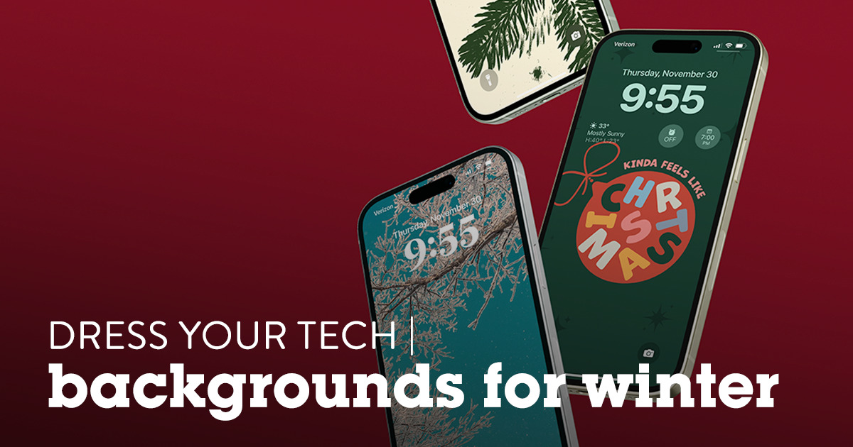 Dress Your Tech | Backgrounds for Winter - L&S Marketing Blog